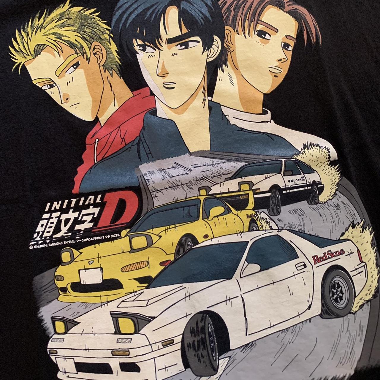 CapCapFruit - Initial D shirt Size... - Depop