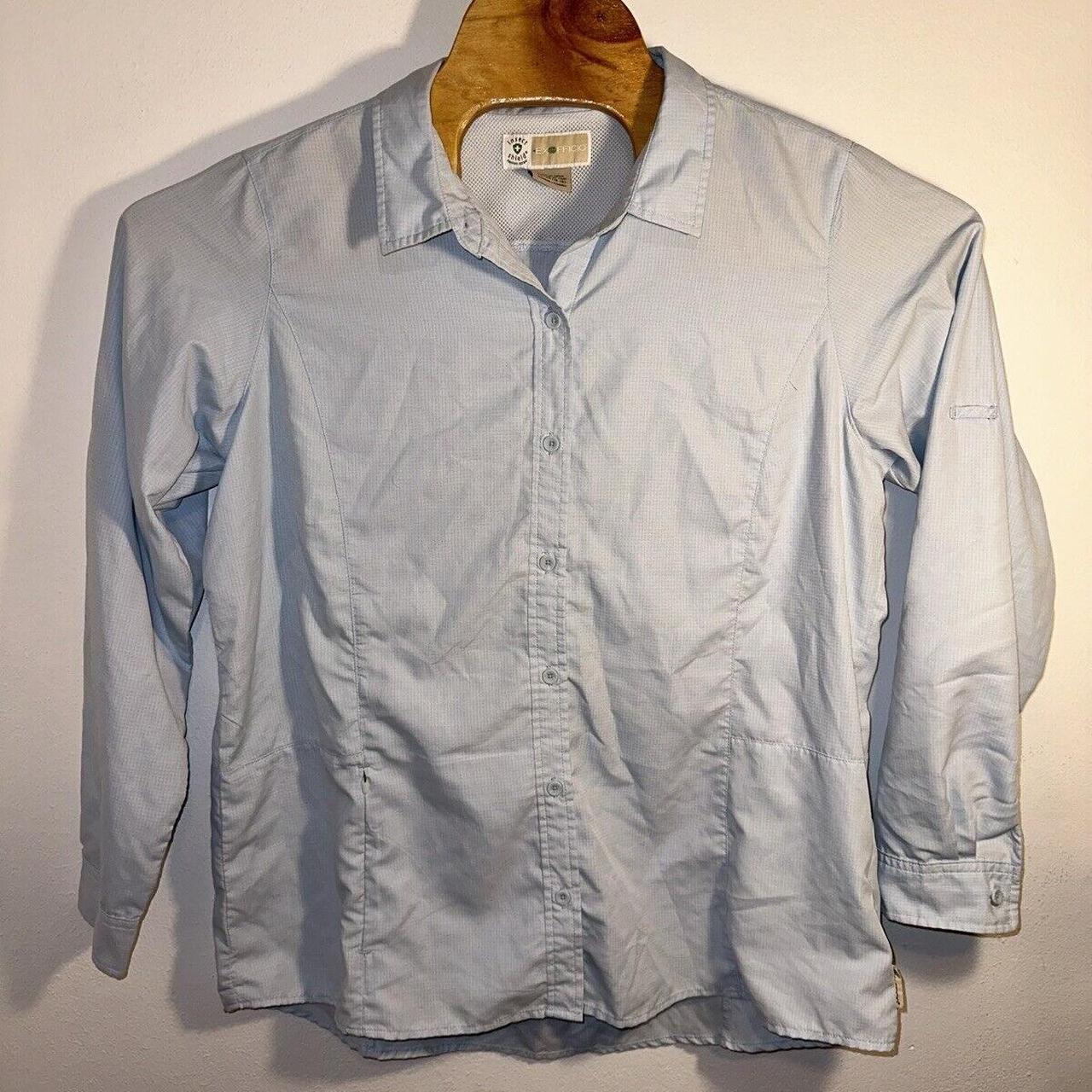 This ExOfficio women's button-up shirt is a... - Depop