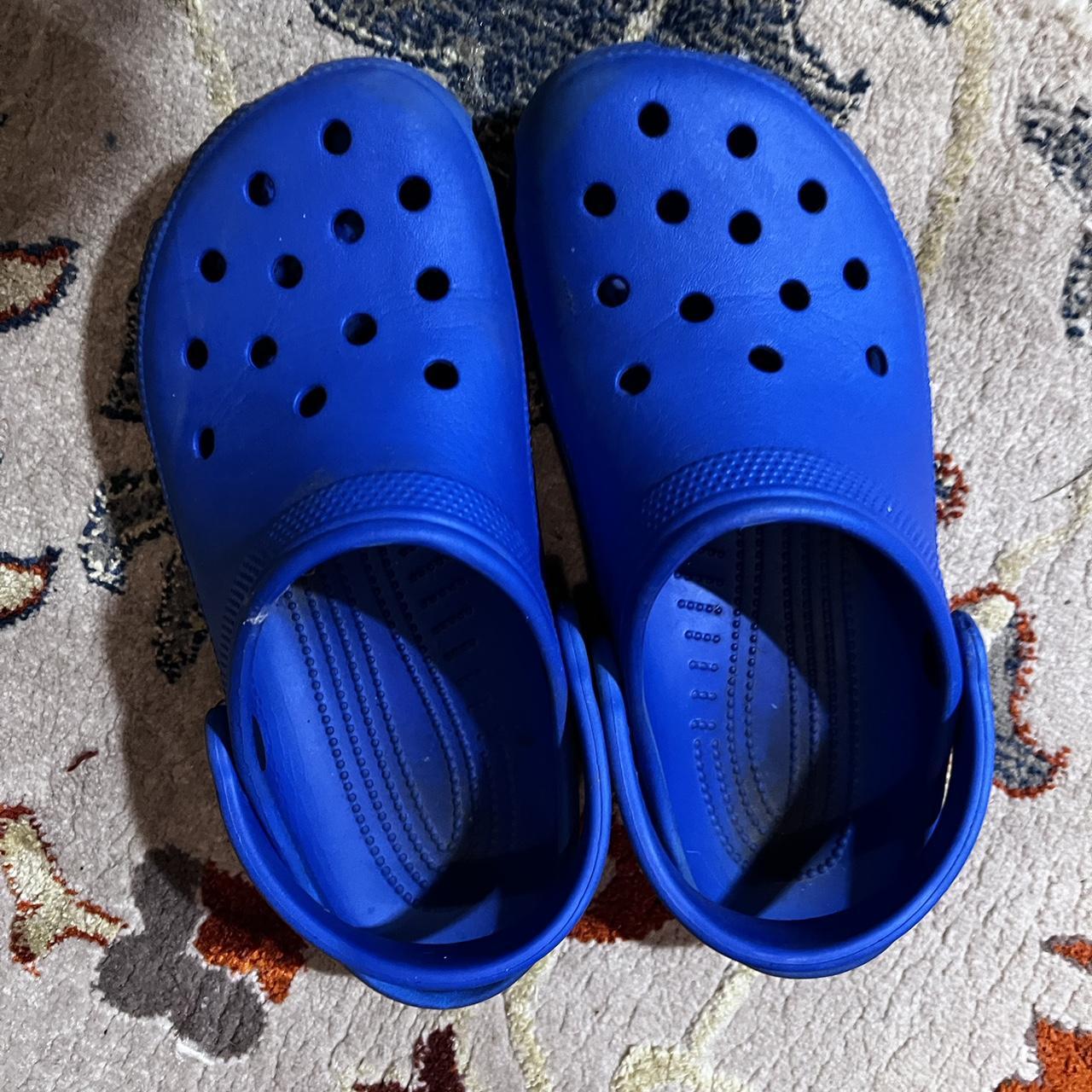 Royal Blue Crocs size 5/7 in excellent condition - Depop