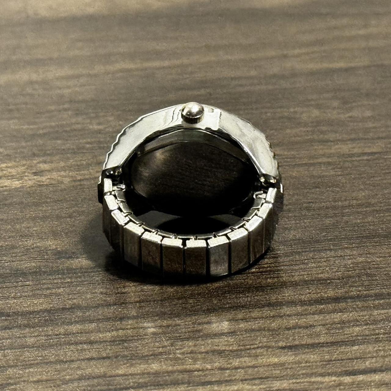 white watch stretch ring, fully adjustable to fit... - Depop