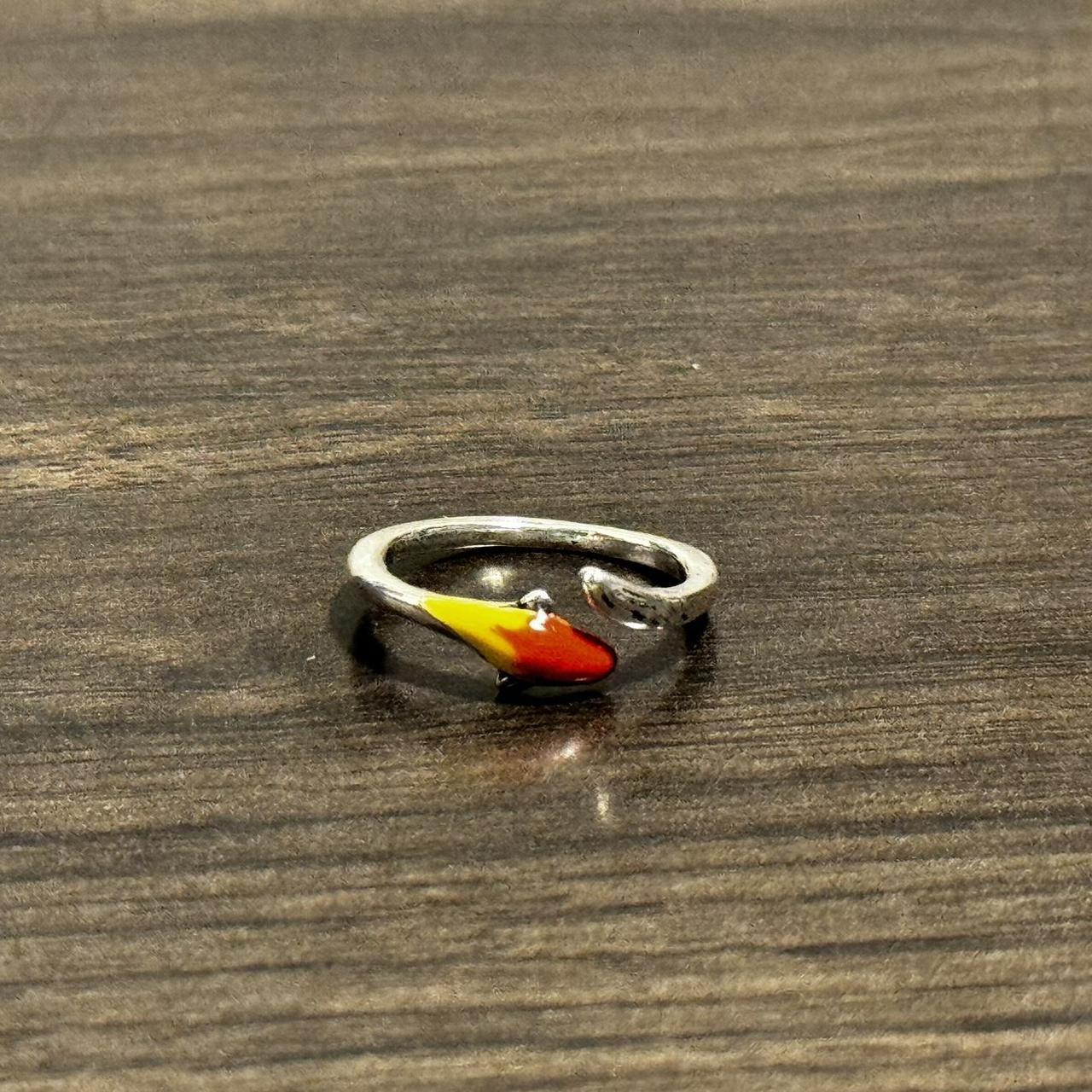 red yellow koi fish ring fully adjustable *in... - Depop