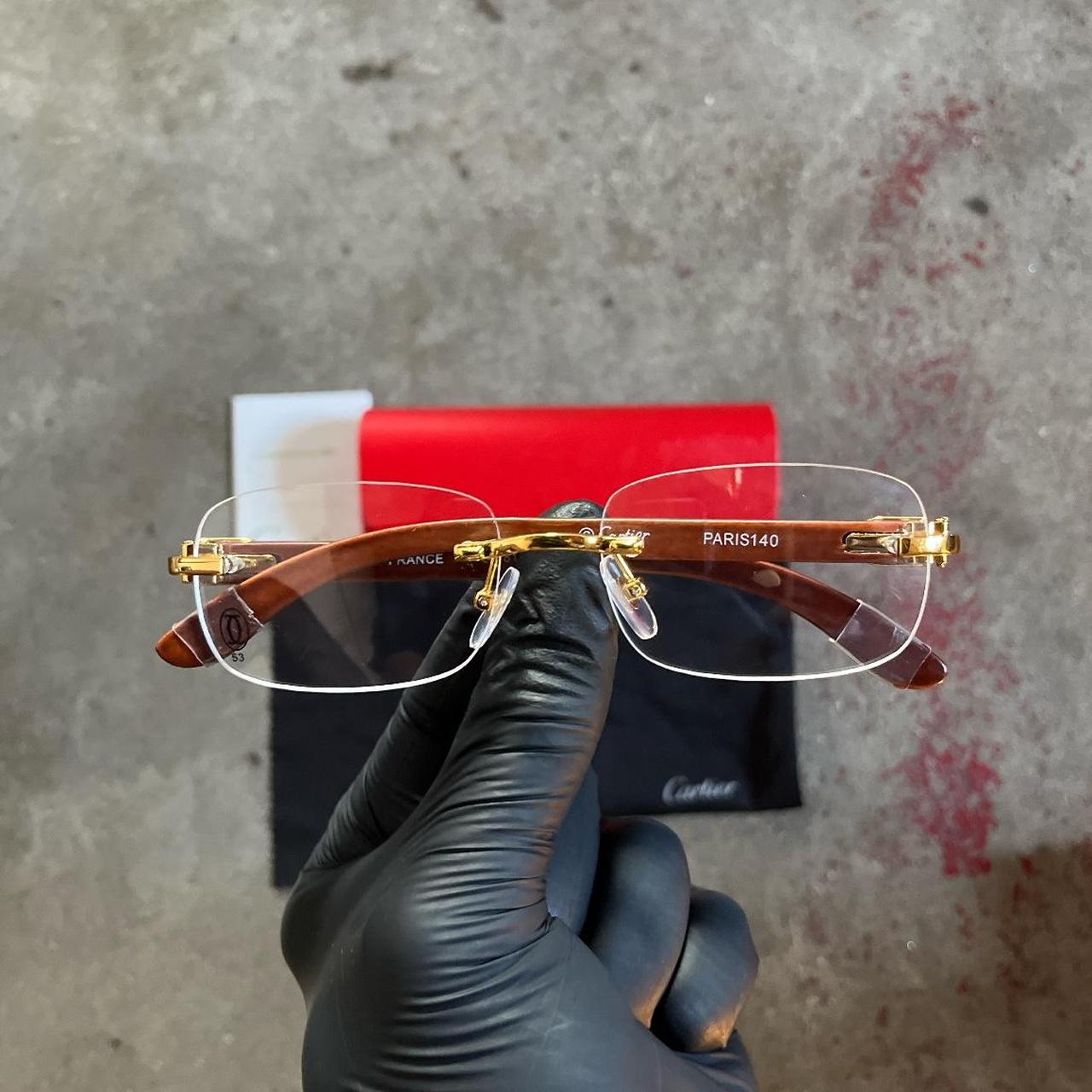 Cartier clear lens eyeglasses Comes with box &... | Depop