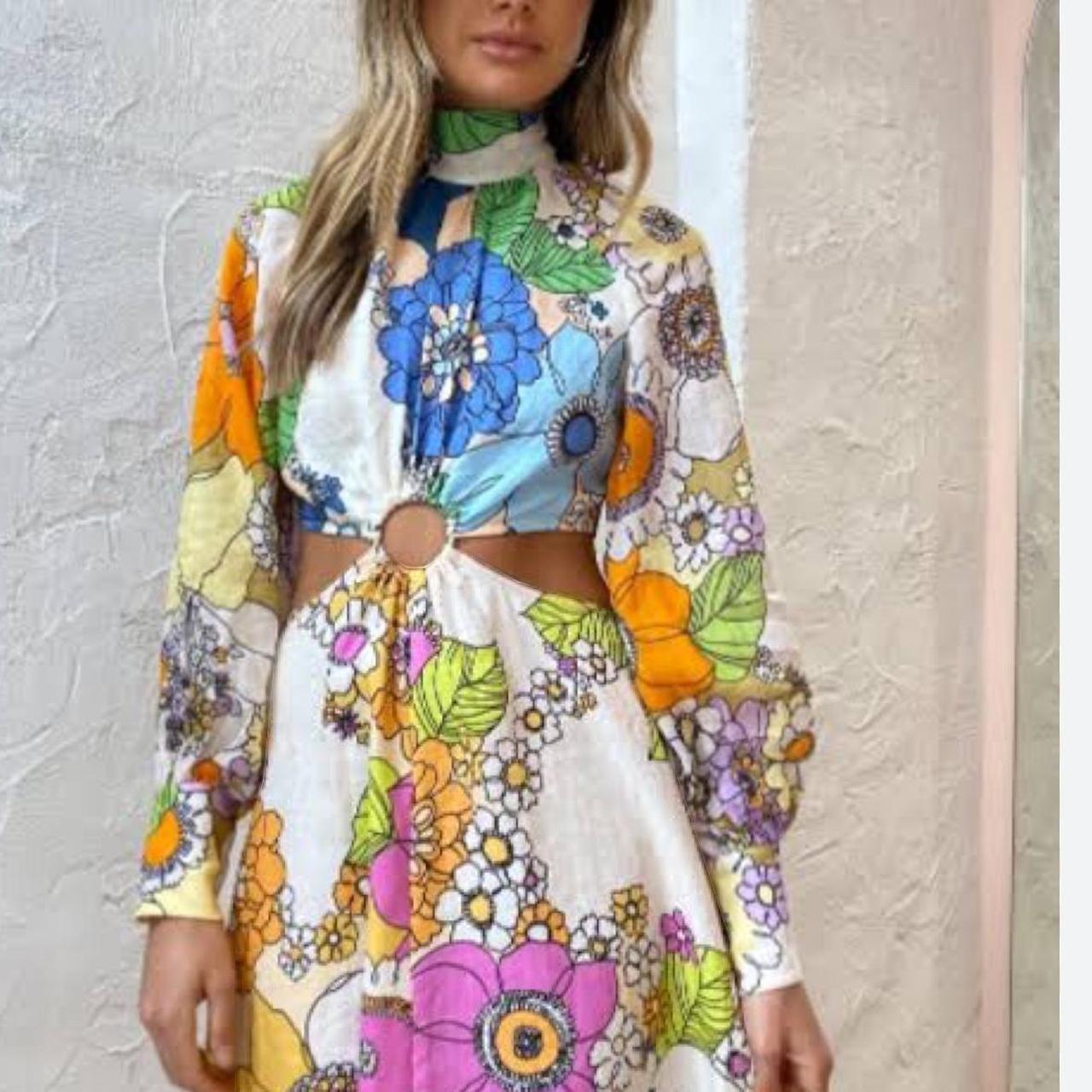 Alemais Farrah dress, 100% linen. Worn twice. Size 6... | Depop