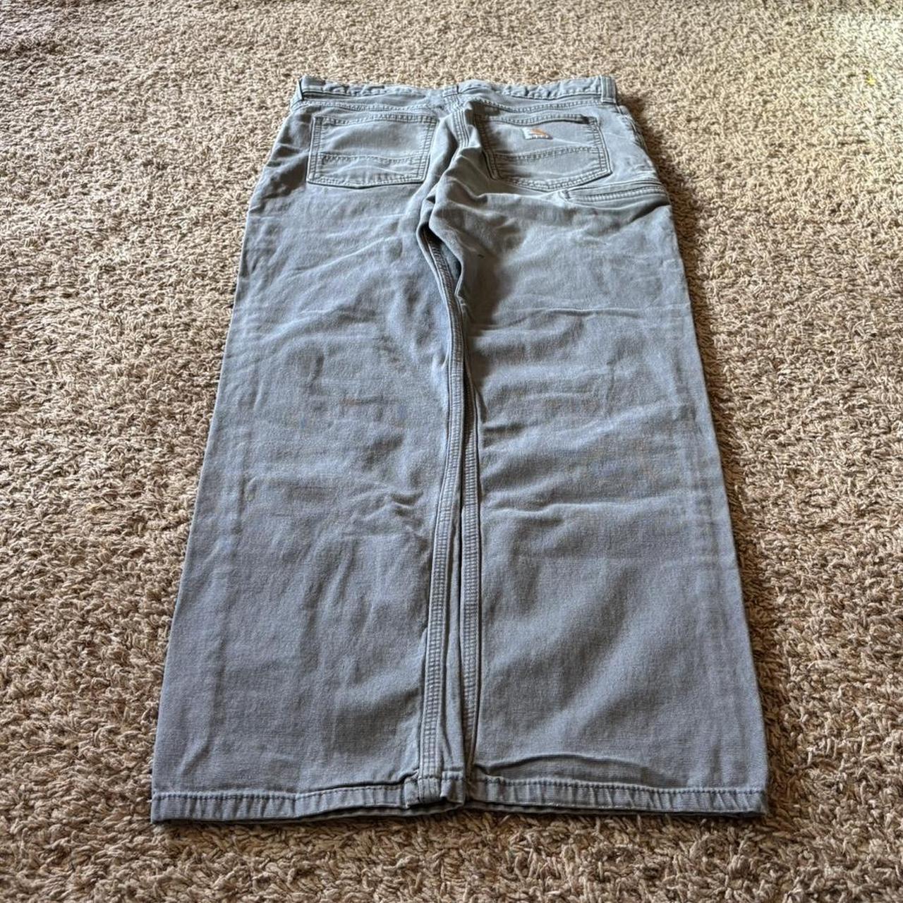 Luh calm vintage grey jeans, stains shown... | Depop