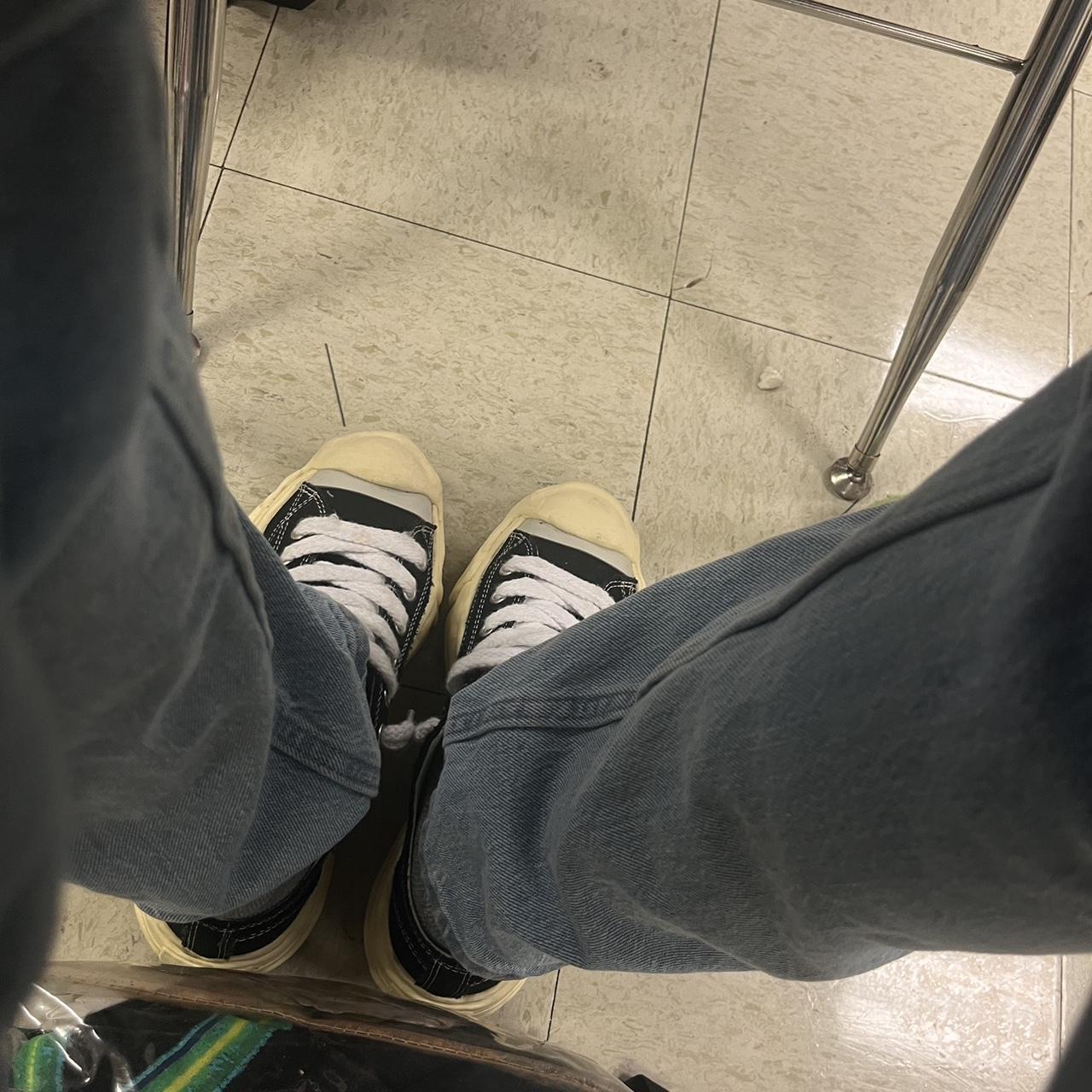 Black and white vintage miharahs wore onece - Depop