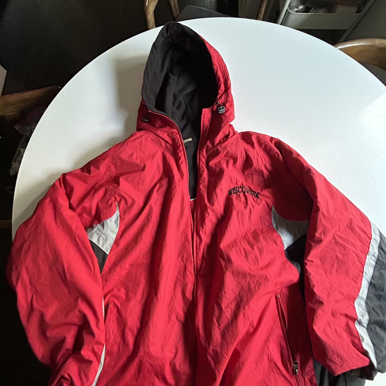 Vintage Reversible Wisconsin Badgers Jacket.... - Depop