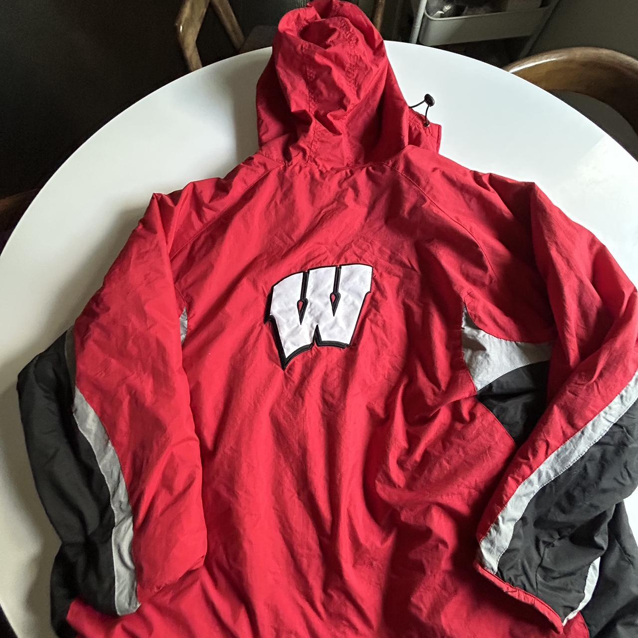 Vintage Reversible Wisconsin Badgers Jacket.... - Depop