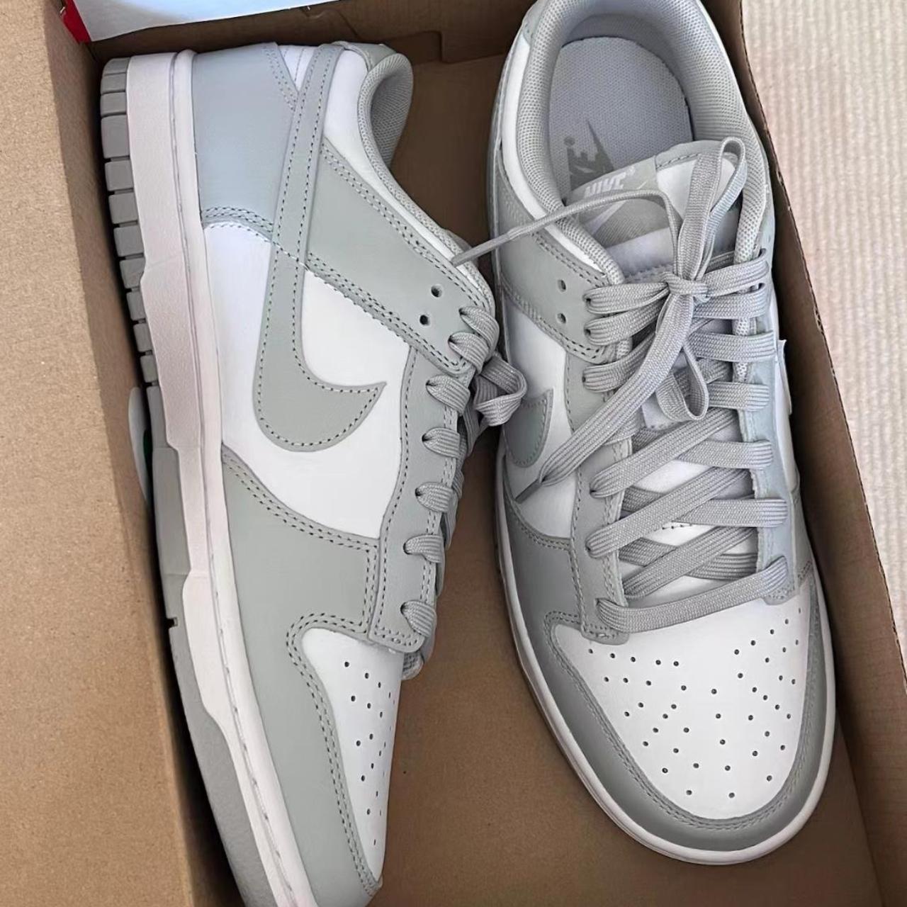 Nike Dunk Low Retro Grey Fog Retro Casual Sneakers... - Depop