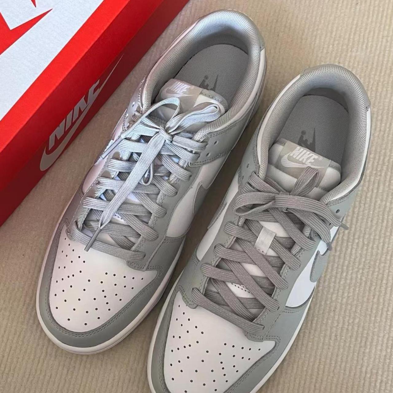 Nike Dunk Low Retro Grey Fog Retro Casual Sneakers... - Depop