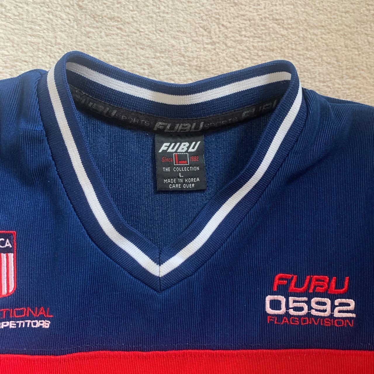 American FUBU cropped jersey #fubu as seen on a... - Depop