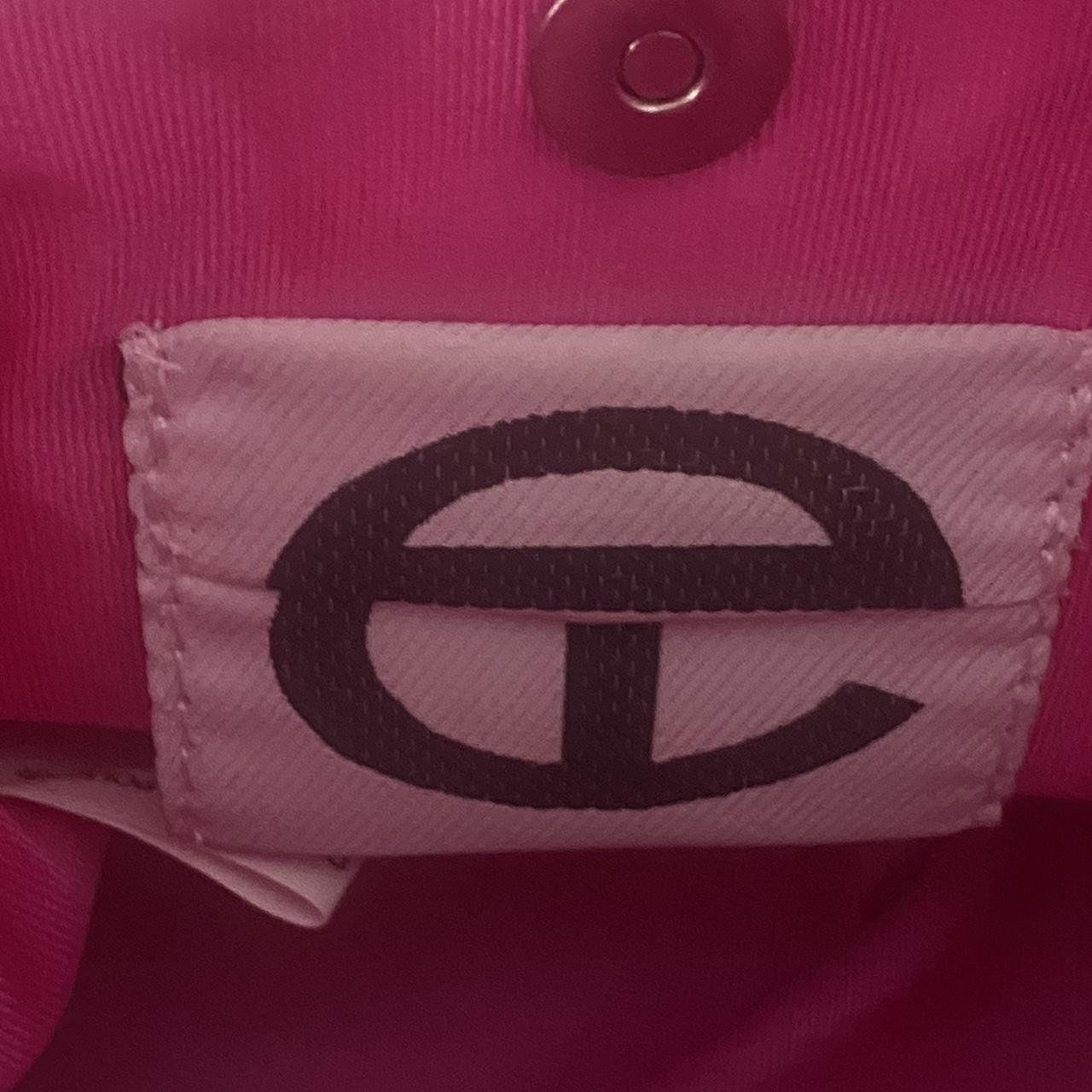 Telfar pink mini bag with strap - Depop
