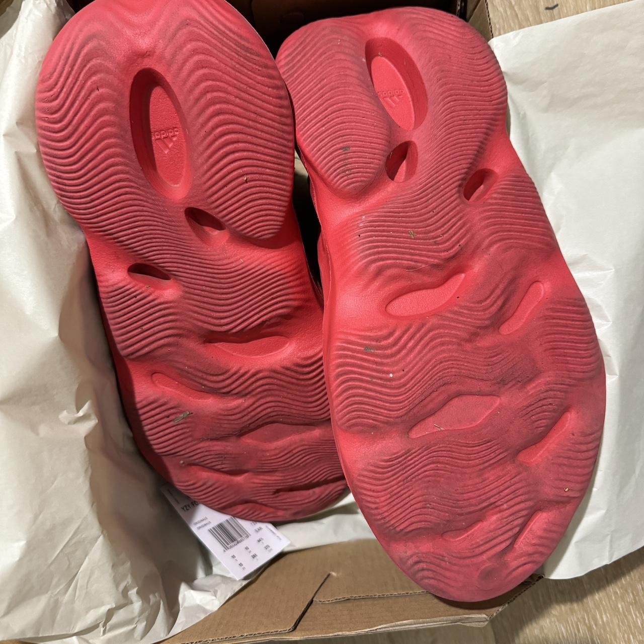 Yeezy Foam Rnnr Vermillion Size 10 - With Box and... - Depop