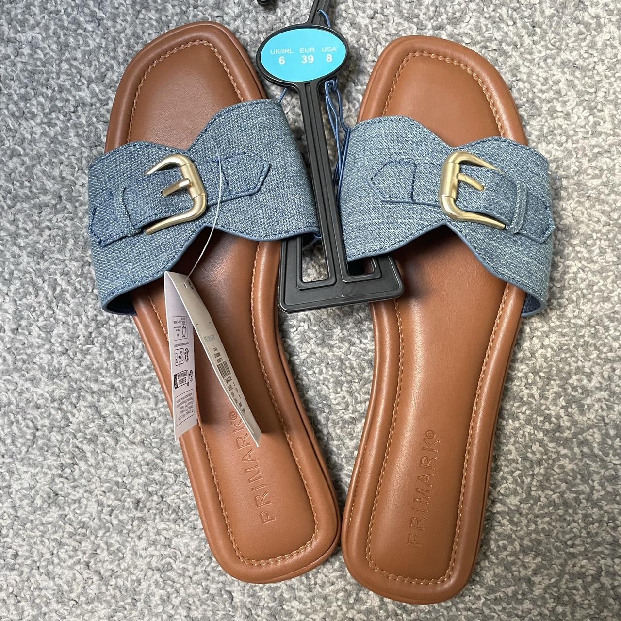 Primark Denim sandals Never worn, brand new, lost... - Depop