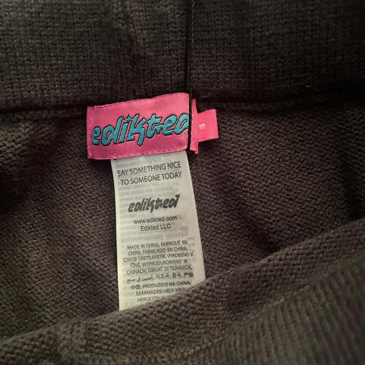 edikted fold over knit flares new with tags never worn - Depop