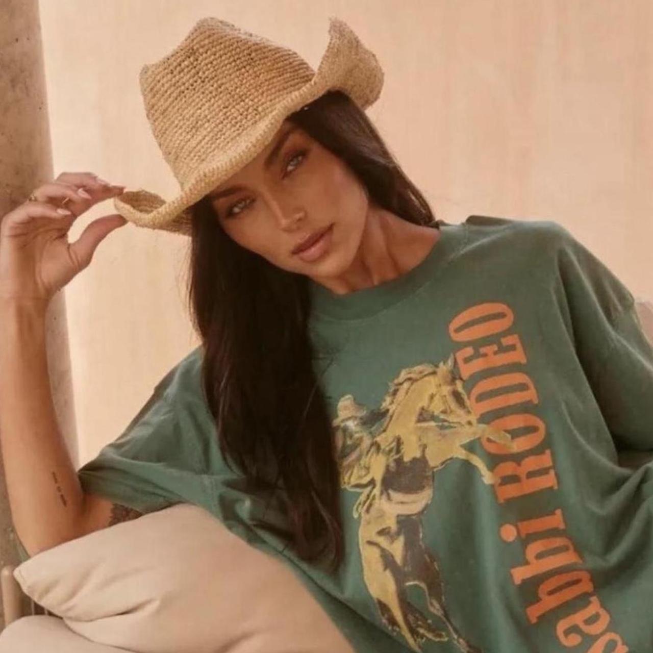 The Very Oversized Sabbi Rodeo T - Green Sold out... | Depop