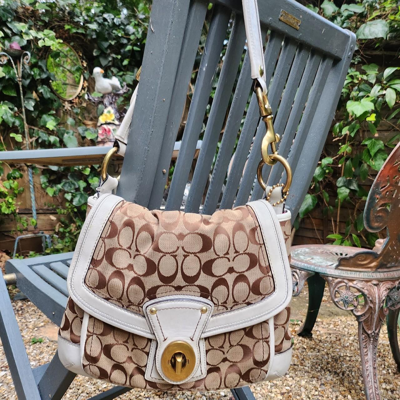 Vintage coach legacy Ali shoulder buckle bag Brown | Depop Vintage coach legacy Ali shoulder buckle bag Brown | Depop
