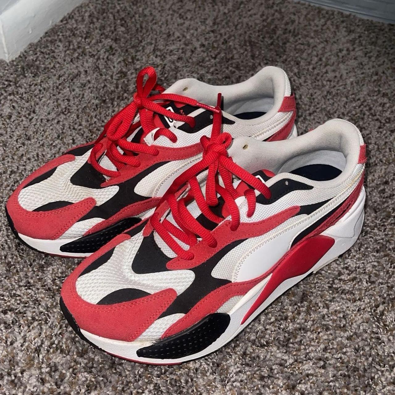 Puma RS-X red and black trainers #Puma #Vintage... - Depop