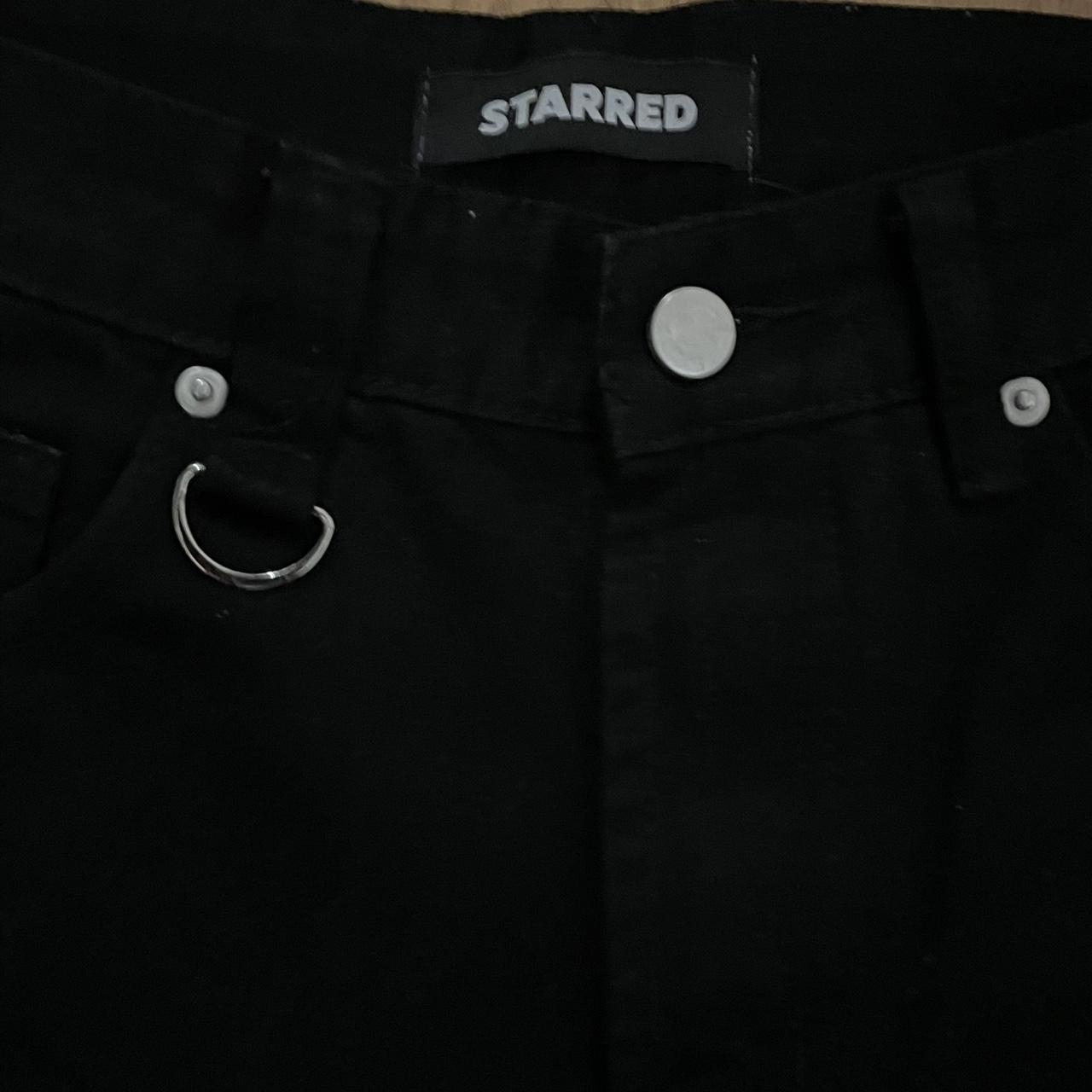 Starred.us black jeans 28/30 Leg opening 12 Inseam... | Depop