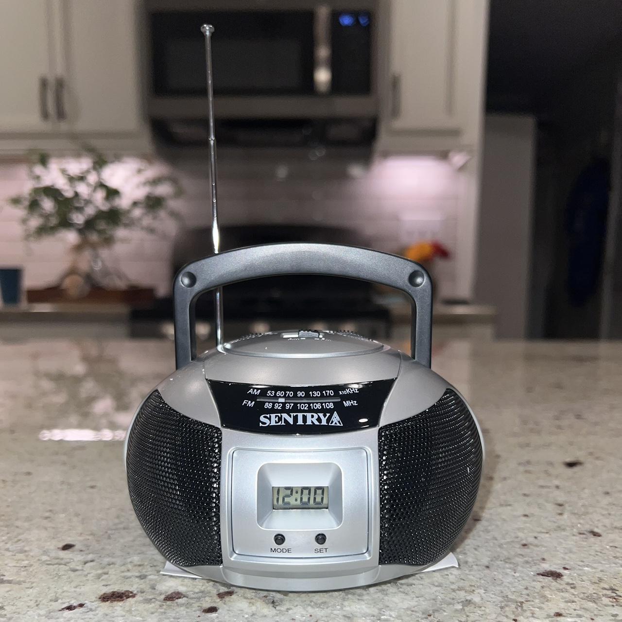 Y2K Mini Sentry Boom Box Radio Brand New Such a... - Depop