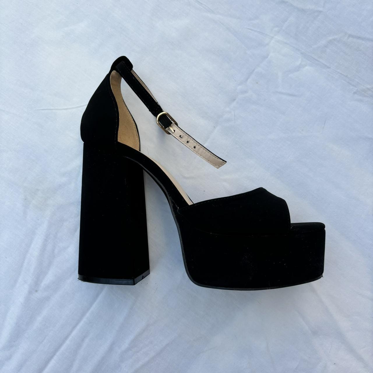 Super cute platform high heels I wore these one time... - Depop