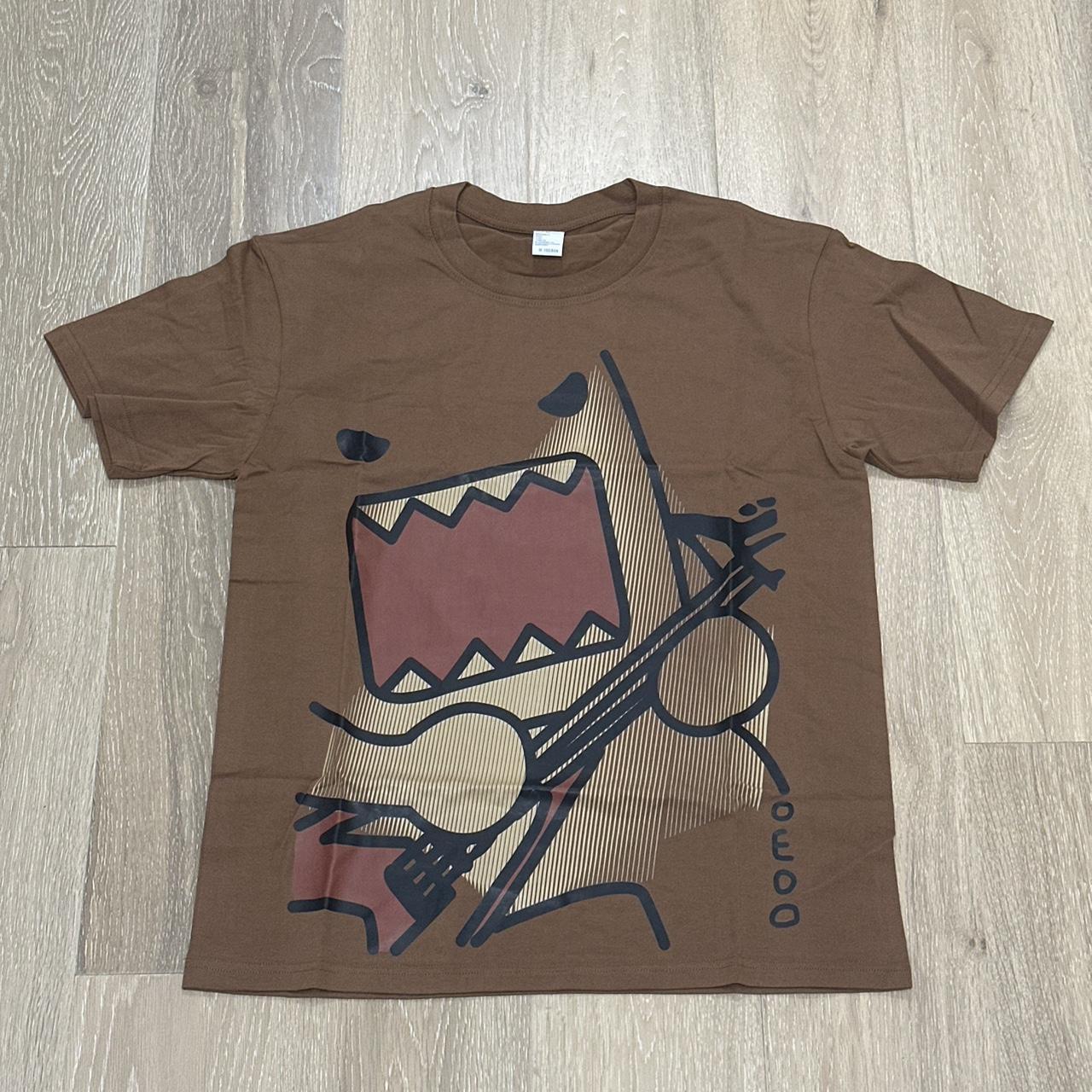 Domo brown cotton t-shirt Size medium... | Depop