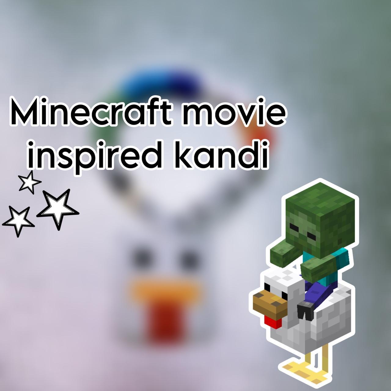 Minecraft Movie inspired Kandi single with... | Depop