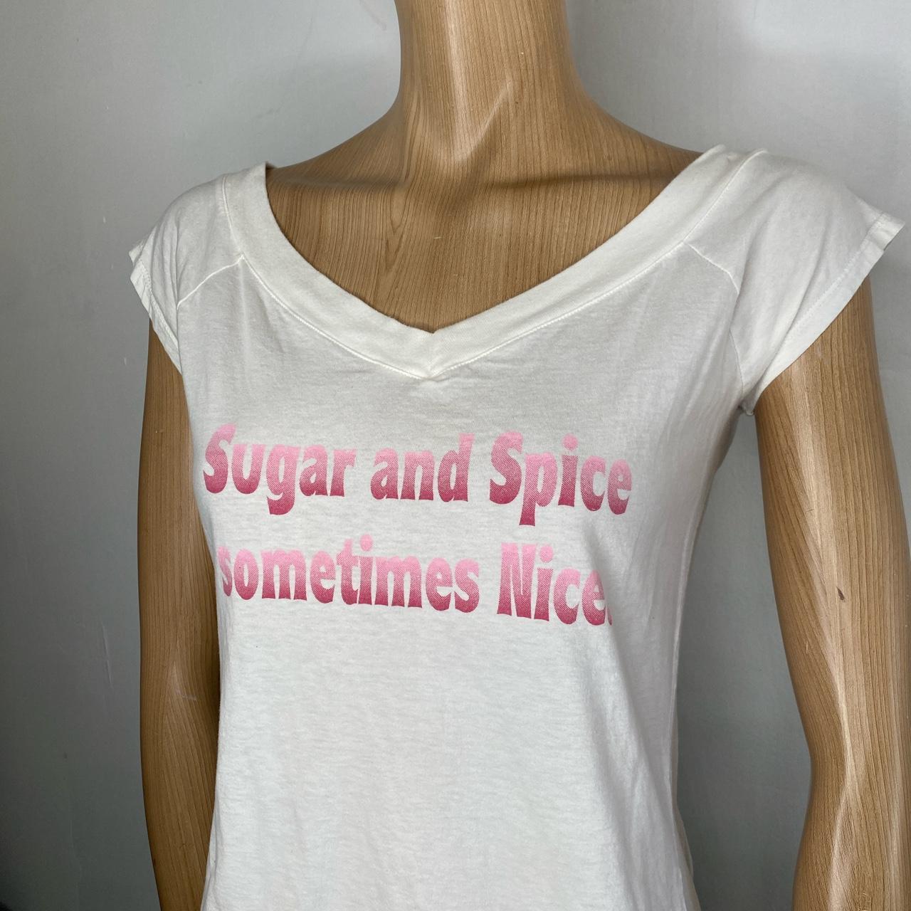 EARLY 2000s SLOGAN TEE Brand- WEAVERS GIRL tagged... - Depop