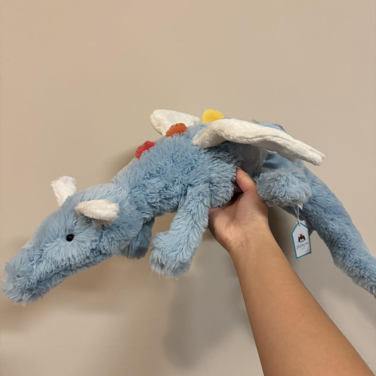 Jellycat sky dragon large - nwt fast shipping:> - Depop