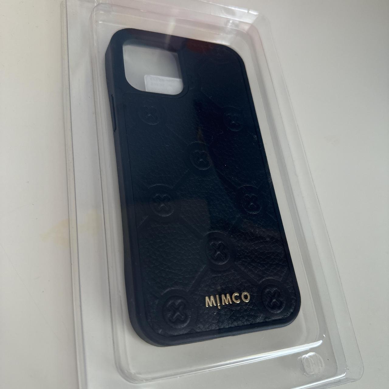 Black mimco case iPhone 12/12pro Brand new never used - Depop