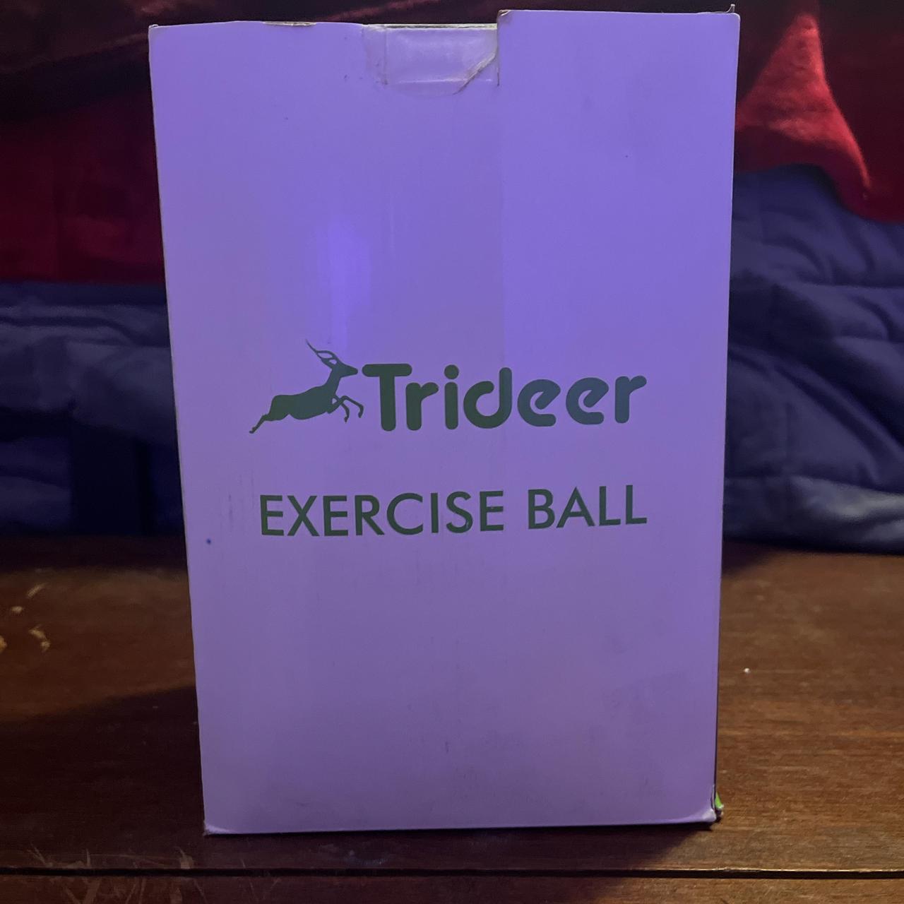 Trideer 65cm Black Exercise Ball #exercise... - Depop
