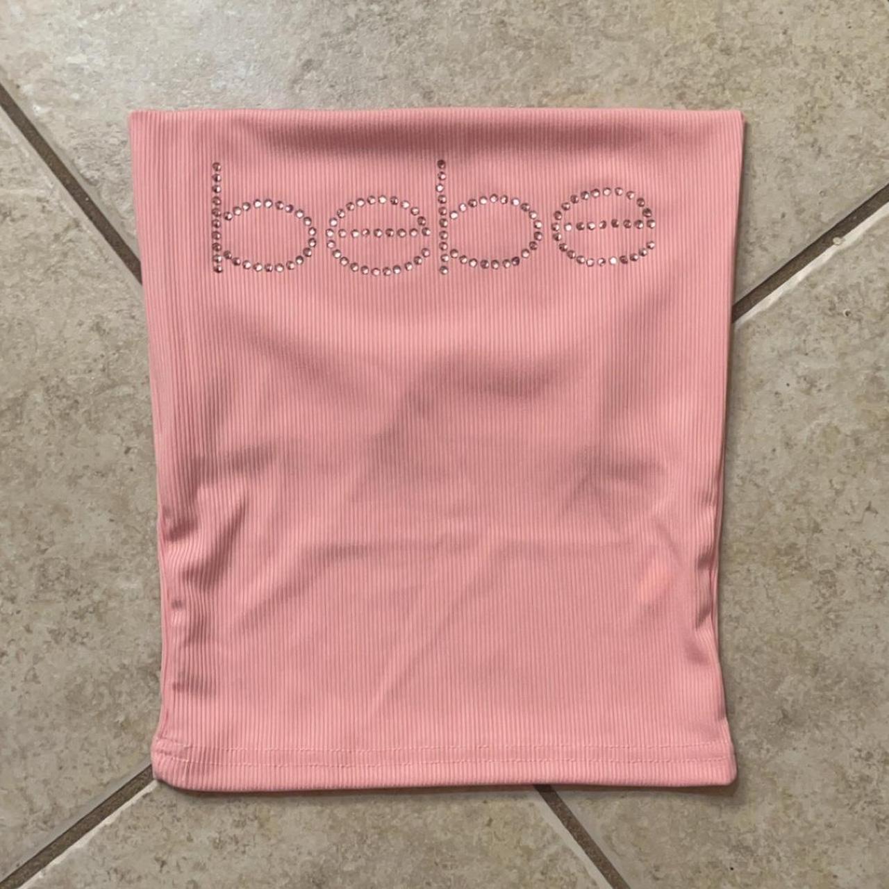 Pink Bebe Tube Top Y2kfashion Depop