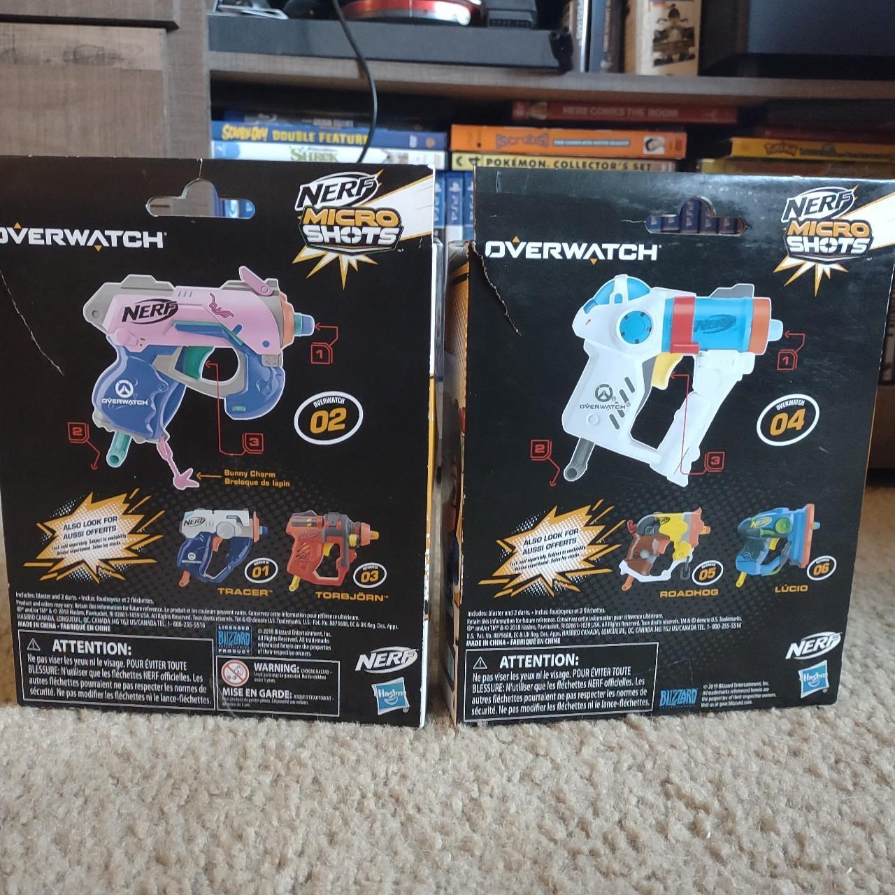 Overwatch Nerf Micro Shots Mei and D.VA BRAND NEW,... - Depop