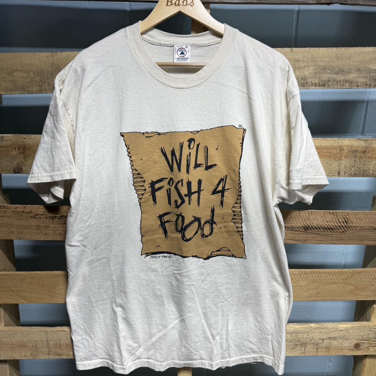 Will Fish 4 Food vintage shirt | Depop