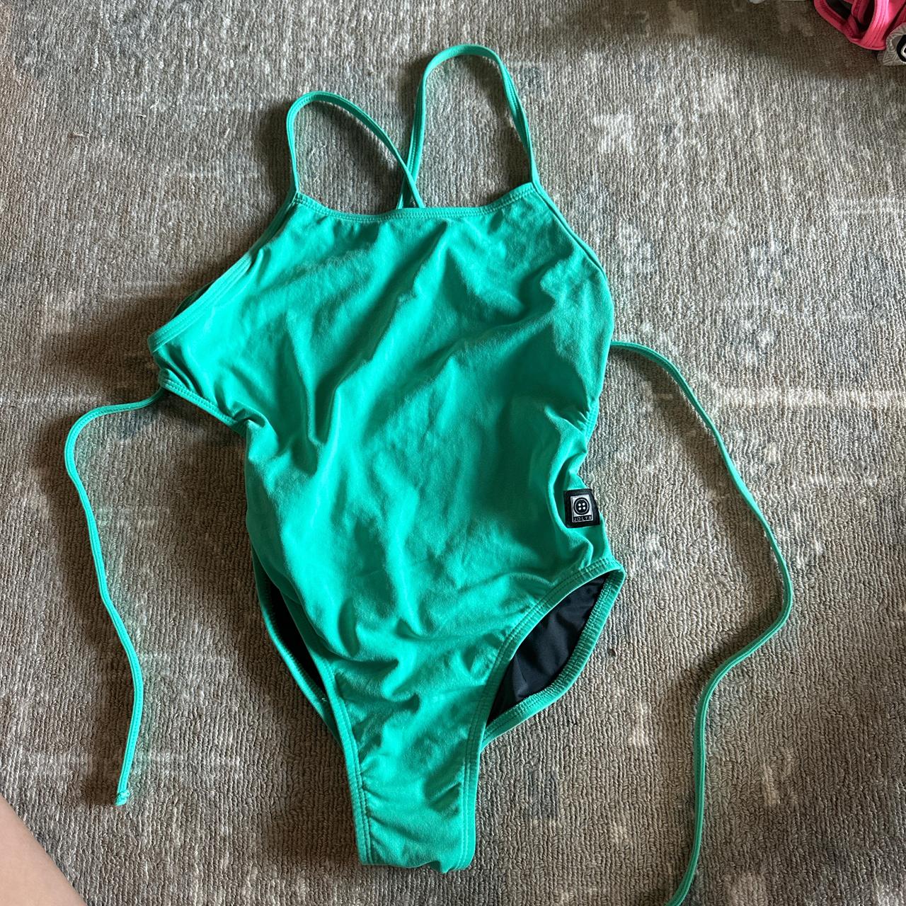 Jolyn teal one piece, great for competitive... - Depop