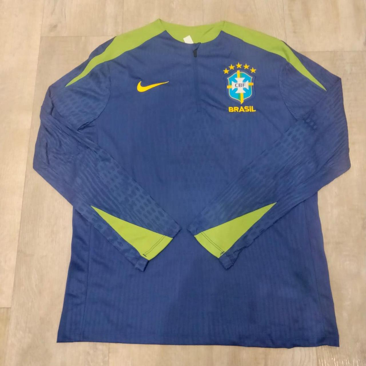 Brazil 2024 Tracksuit Blue Player Version Brazil... - Depop