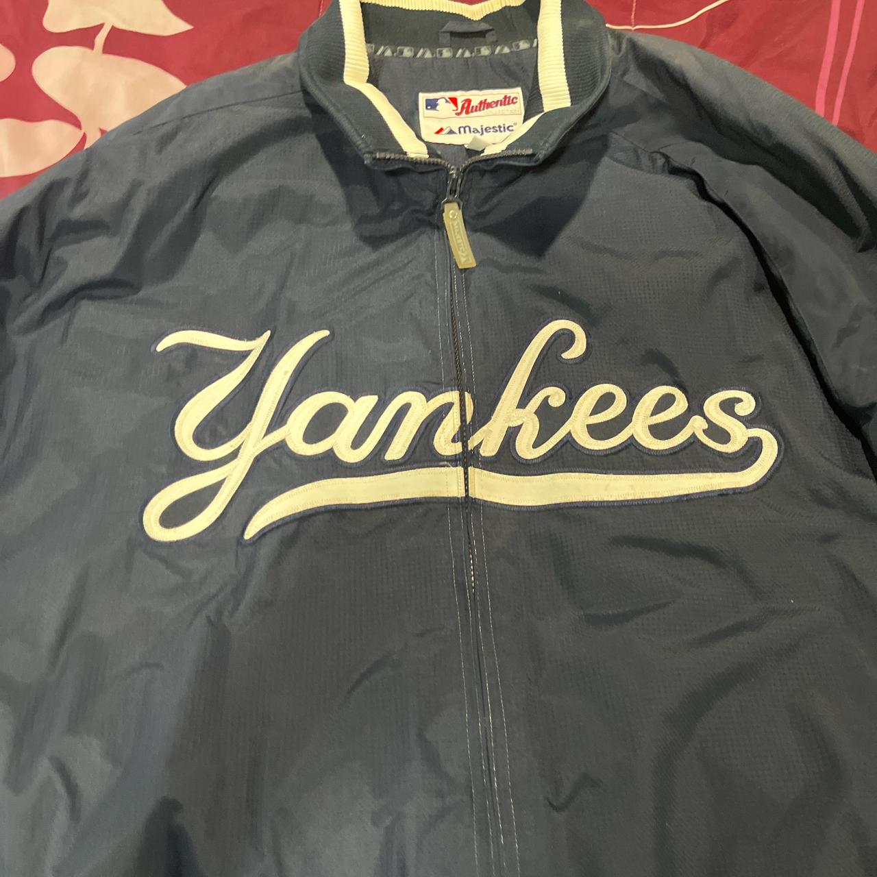 yankees bp jacket crazy vintage - Depop