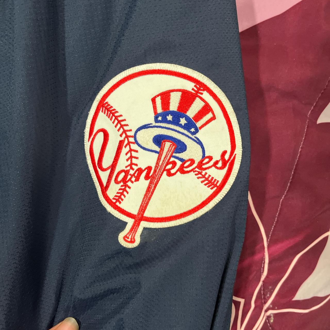 yankees bp jacket crazy vintage - Depop
