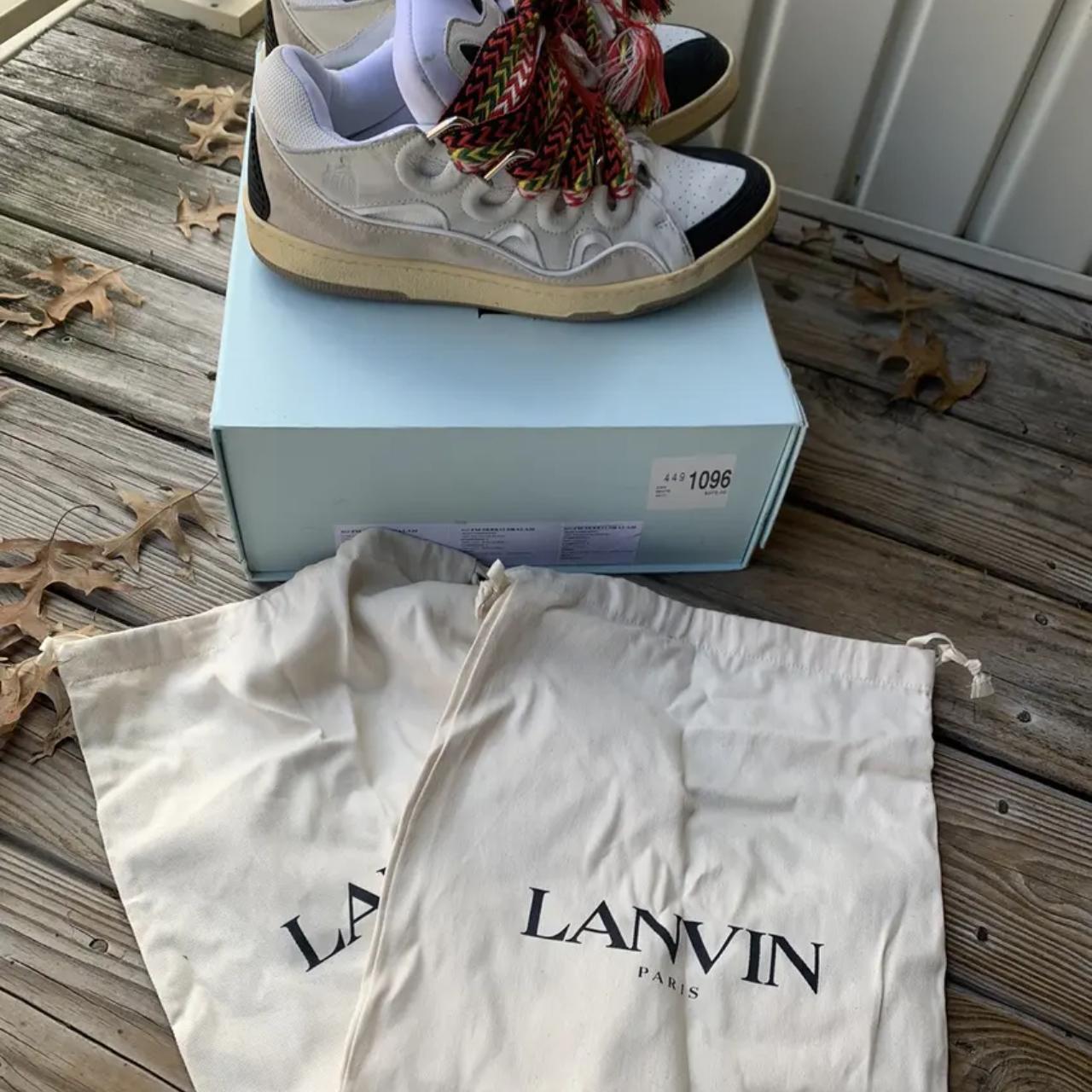 Lanvin Curb Sneaker Sizing:10.5 US Men 44EU Never... - Depop