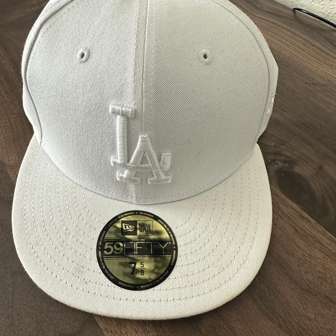 LA fitted hat. small mark on front shown in picture... - Depop