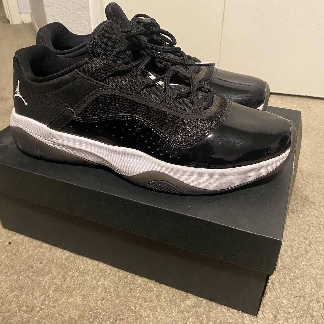 Black and White Jordan 11 Low CPFM | Depop