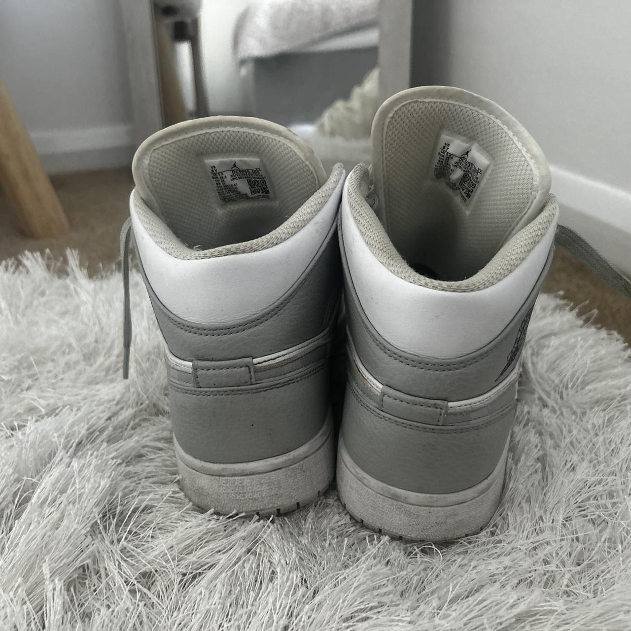 grey camouflage nike tick jordan 1s #jordans... - Depop