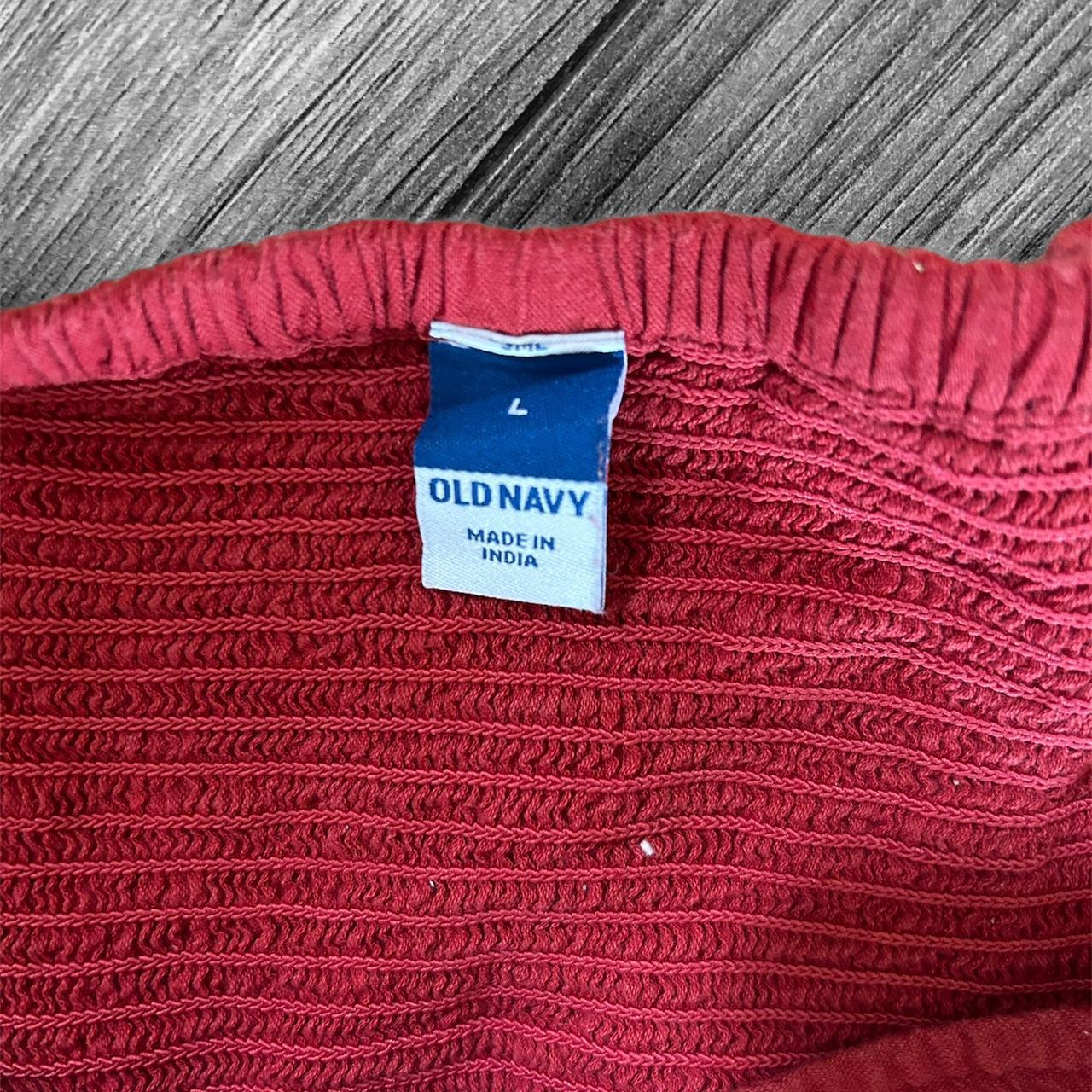 Old Navy Red Flutter-Sleeve Top Women’s Large - Depop