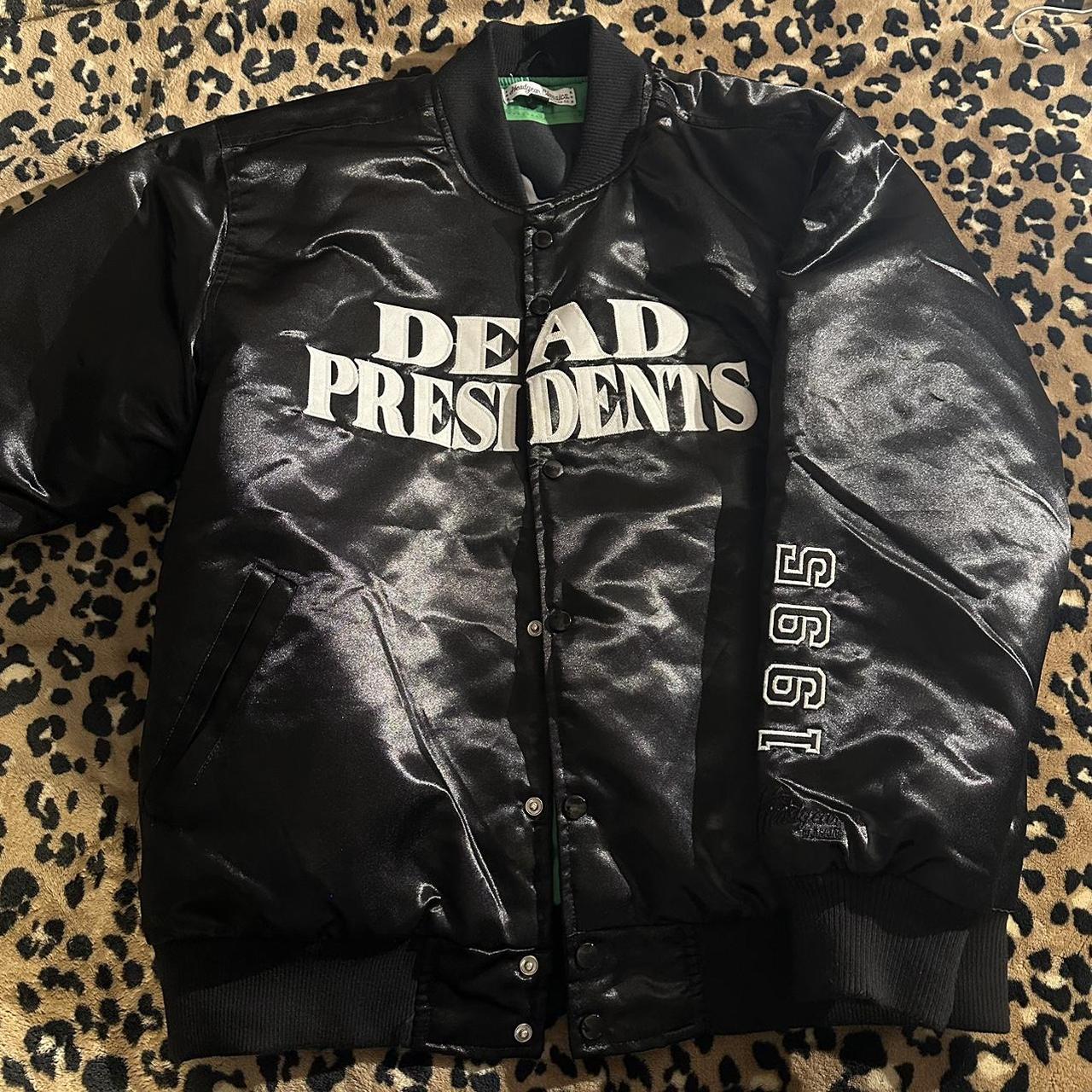 Black and White Dead Presidents varsity jacket True... | Depop