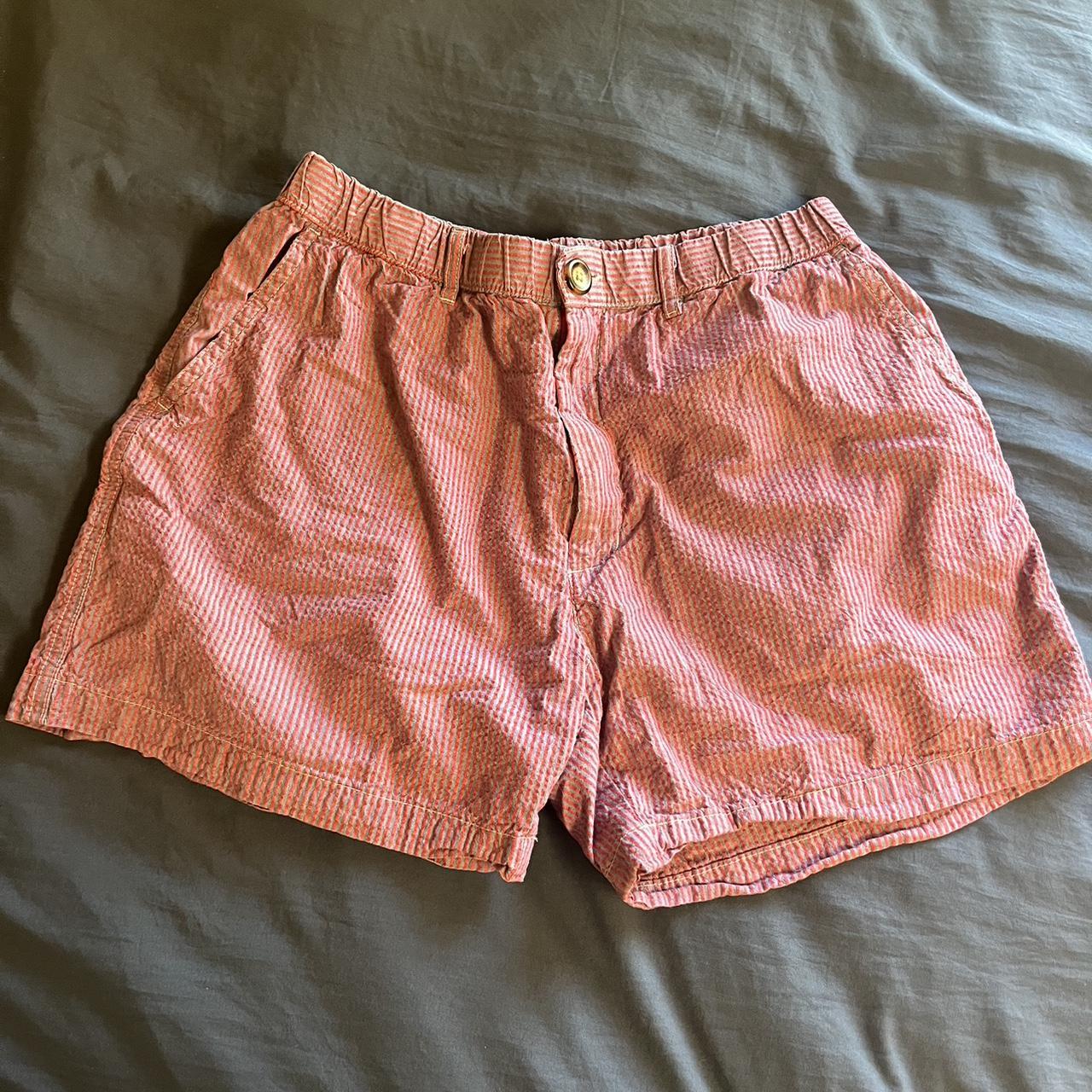 CHUBBIES Red Plaid Shorts w Stretchy Waistband.... | Depop