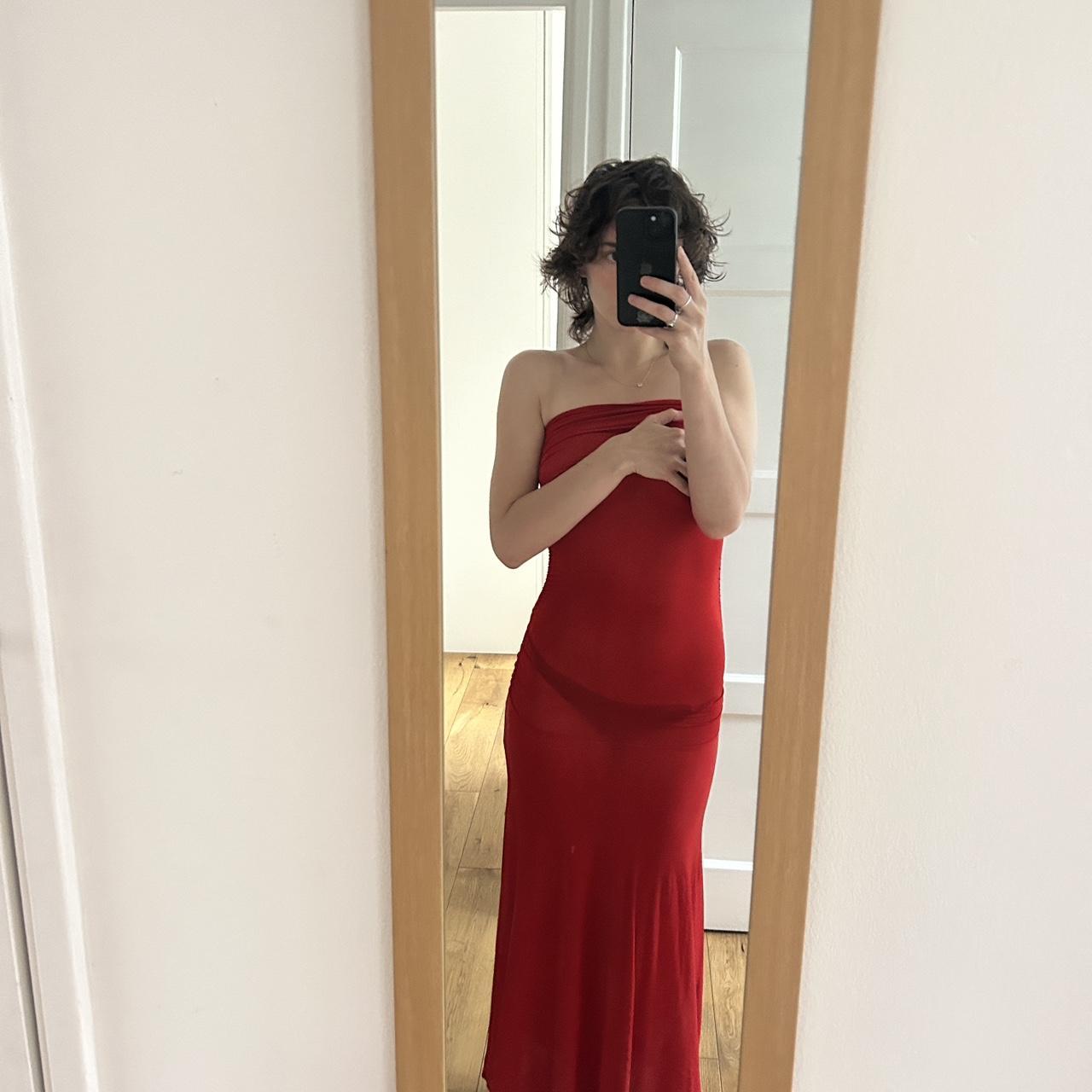 Red Paloma Wool dress / skirt - Depop