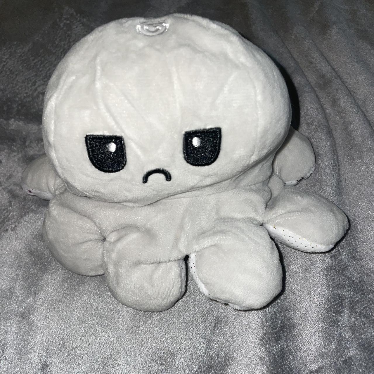 Cute happy sad reversible octopus - Depop