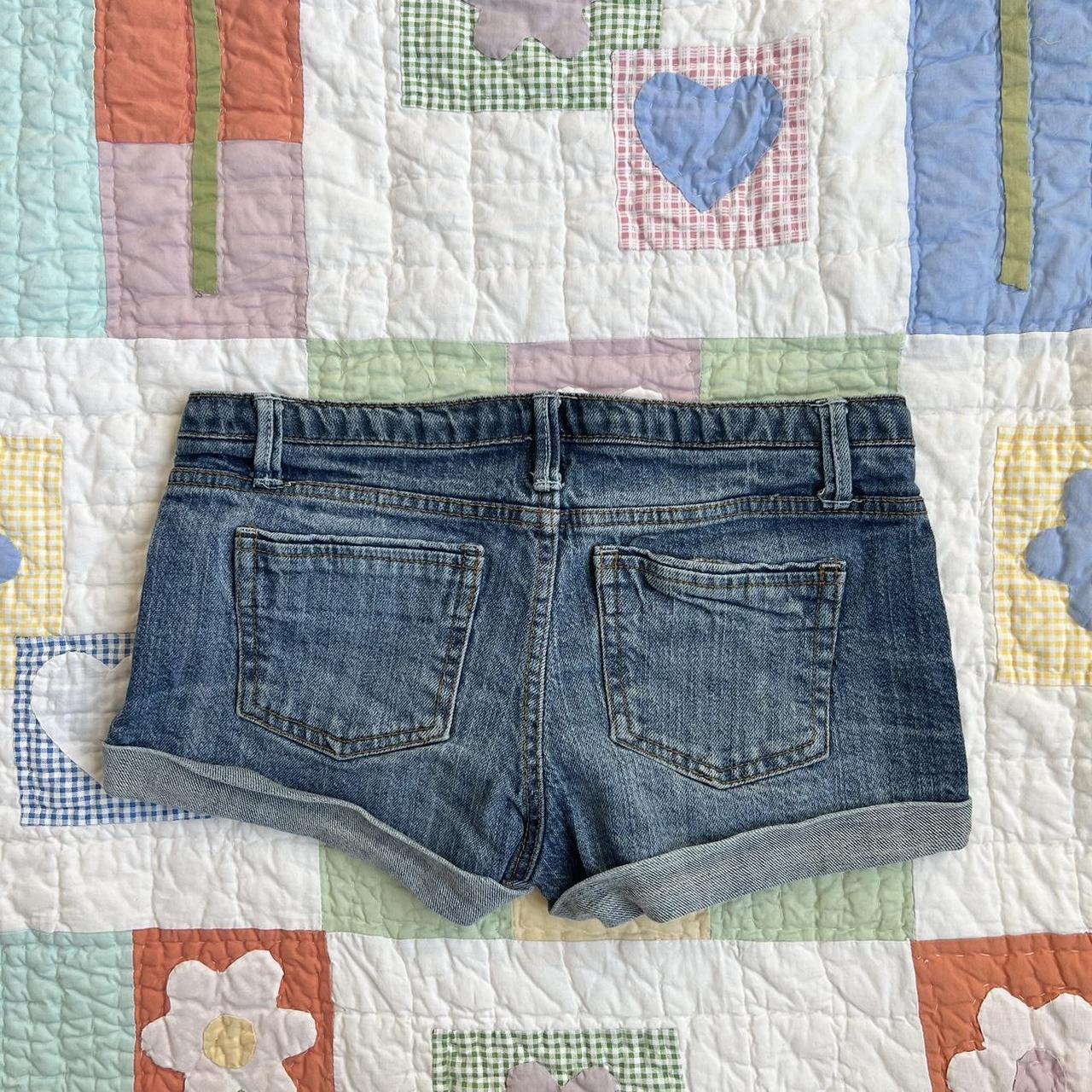 2000s twee low rise denim shorts The waist is 14... | Depop