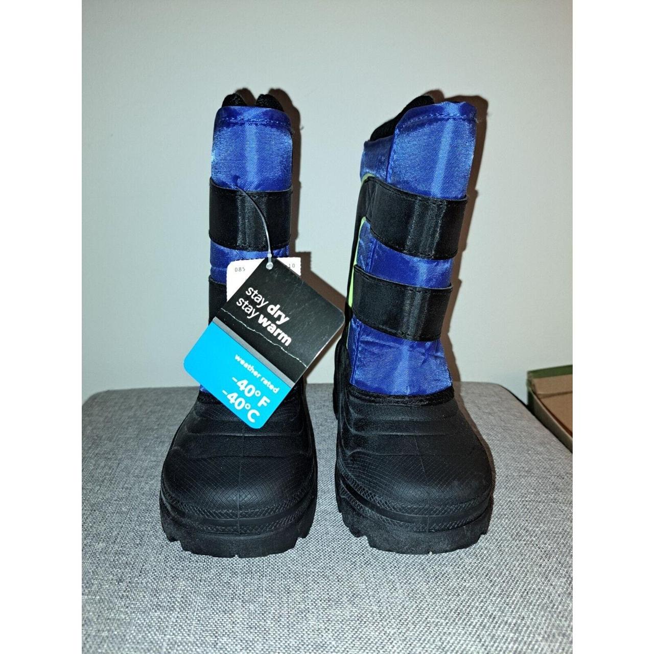 Rugged Outback Boys Shell Winter Boot Size 11 Blue... - Depop