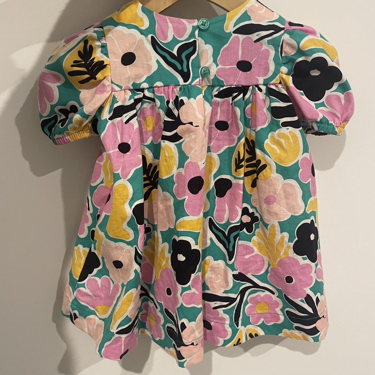 Baby girl Seed Dress. Linen and cotton combo. Only... - Depop