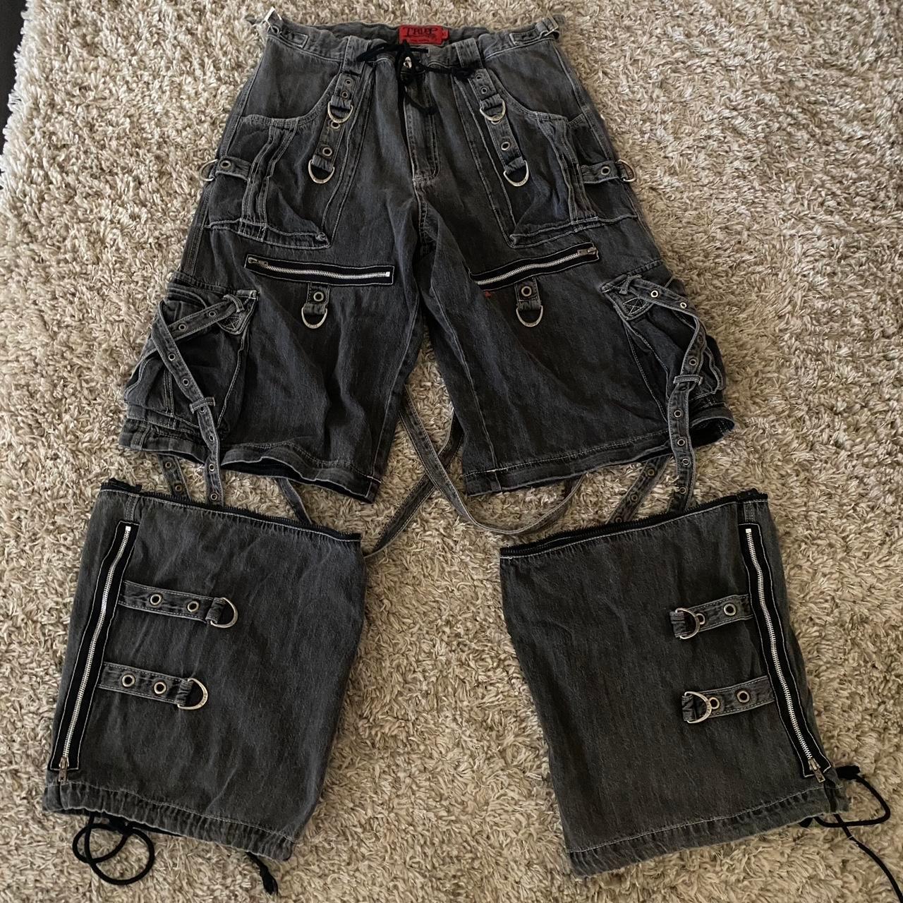 Tripp NYC Men's Black and Grey Jeans Tripp NYC... - Depop